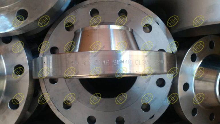 ANSI ASME B16.5 class 300 A182 F316 weld neck flange