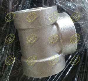 ANSI ASME B16.11 socket weld equal tee