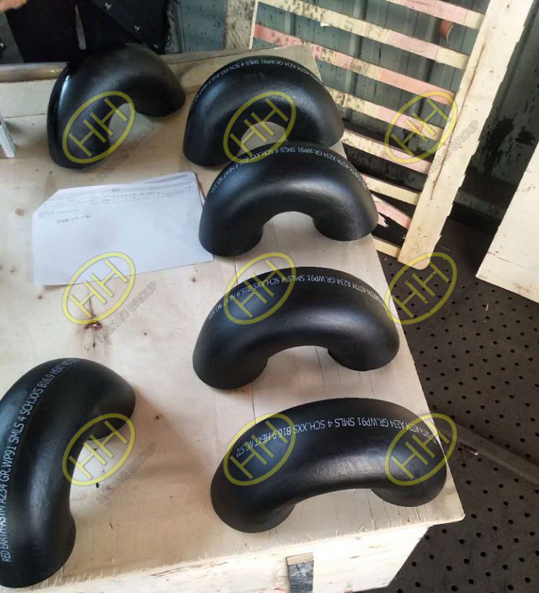 ASTM A234 Gr WP91 ANSI B16.9 180 degree pipe elbows
